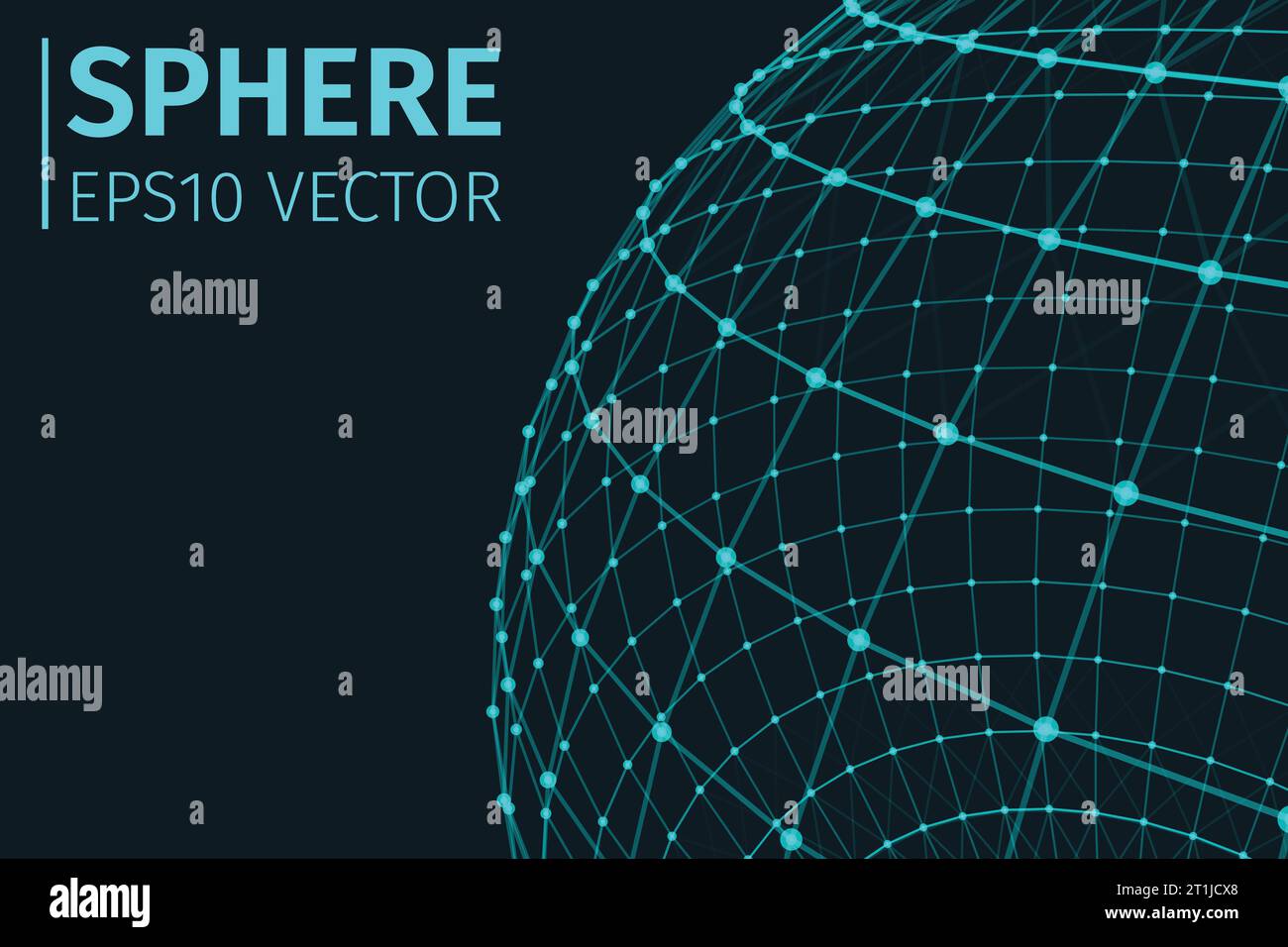 Digital plexus of glowing lines and dots. Futuristic digital background for Science and ...