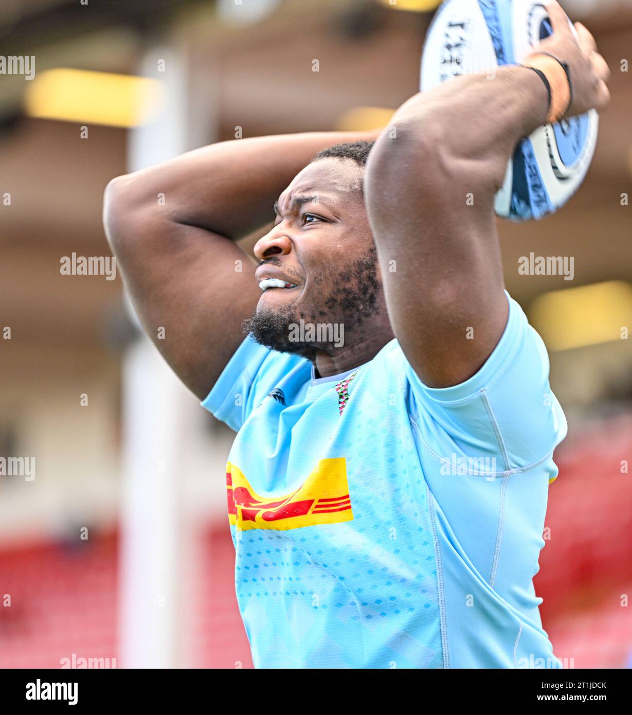 Kingsholm Stadium, Gloucester, Gloucestershire, UK. 14th Oct, 2023 ...