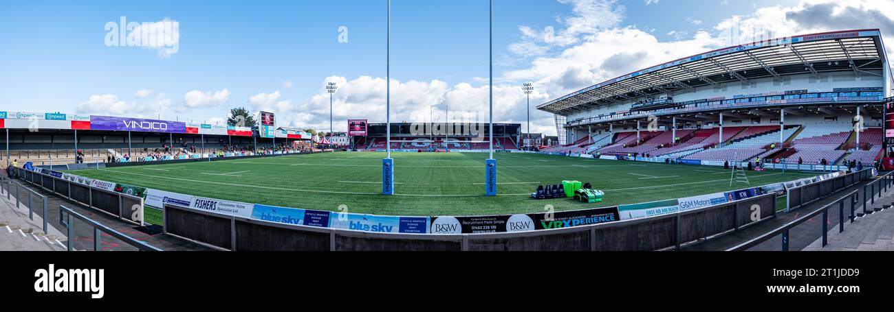 Kingsholm Stadium, Gloucester, Gloucestershire, UK. 14th Oct, 2023 ...