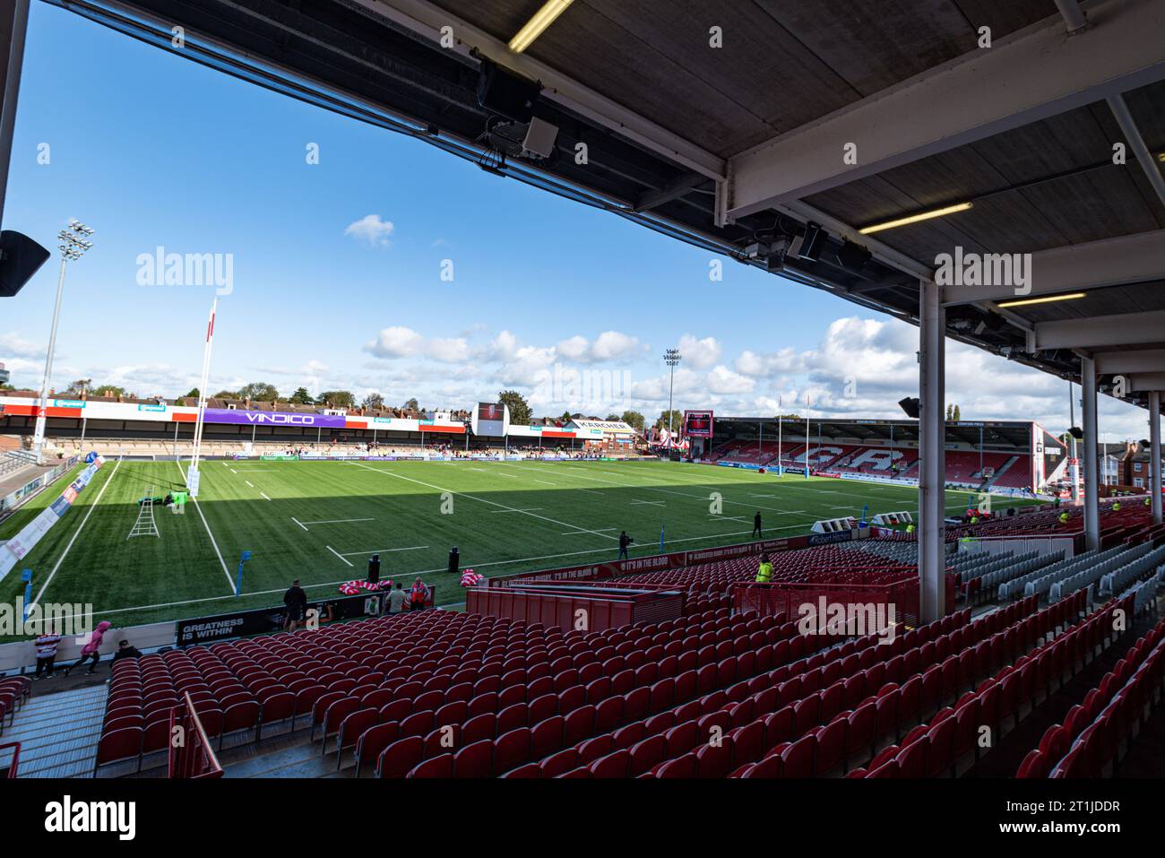 Kingsholm Stadium, Gloucester, Gloucestershire, UK. 14th Oct, 2023 ...