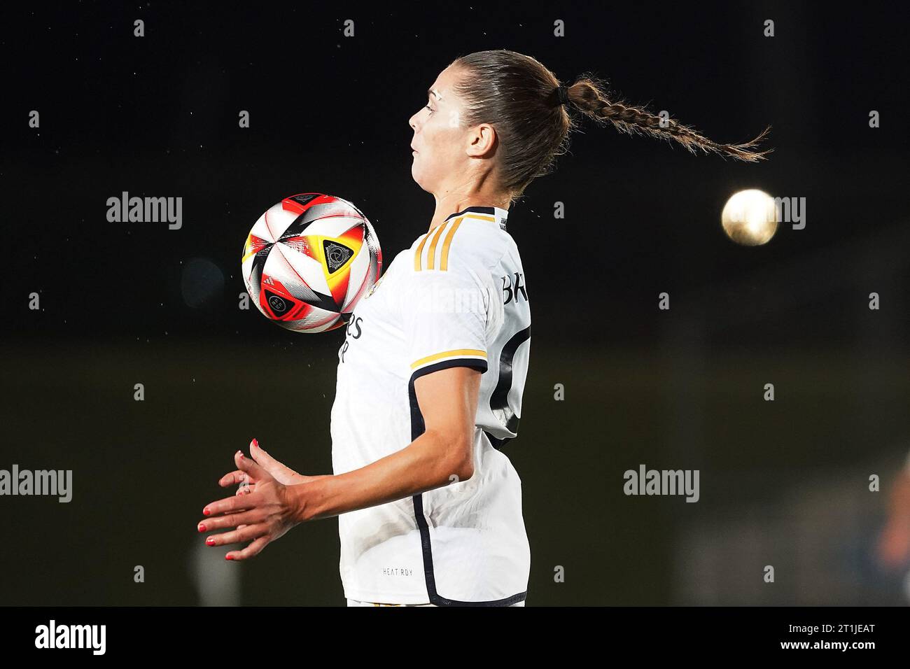 Madrid, Spain. 11th Oct, 2023. Real Madrid CF's Signe Bruun during UEFA Women's Champions League ...