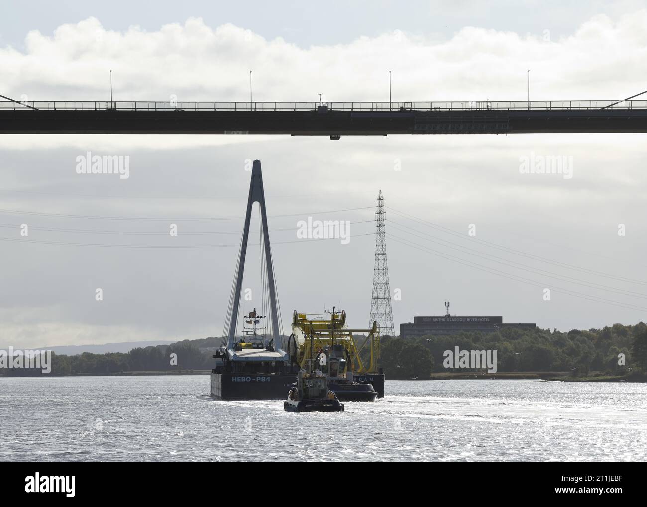 Old Kilpatrick, Glasgow, Scotland. UK. 14th, October, 2023The new Govan ...