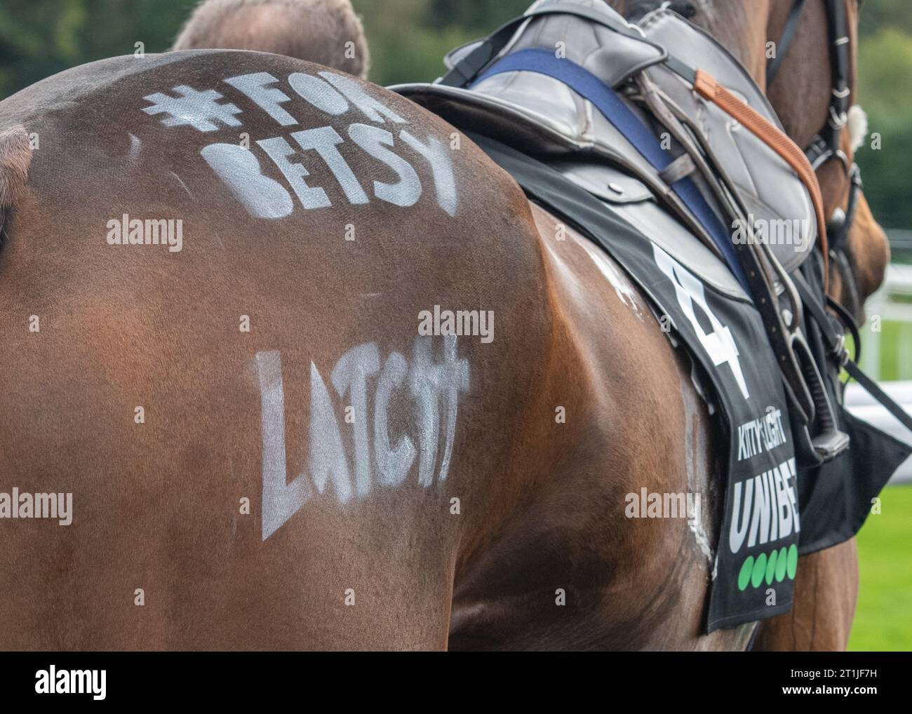 Chepstow Racecourse - Jump Jockeys Derby 2023 Stock Photo - Alamy