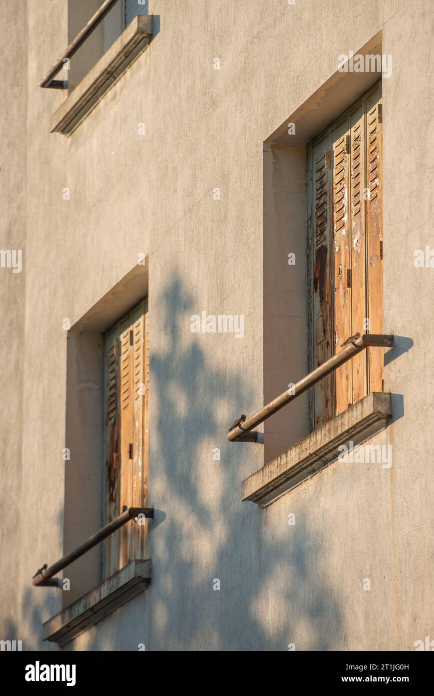 Shutters shuttered windows france hi-res stock photography and images ...