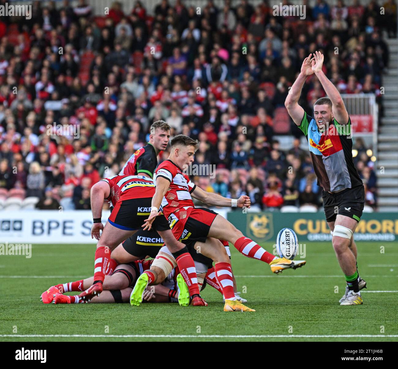 Kingsholm Stadium, Gloucester, Gloucestershire, UK. 14th Oct, 2023 ...