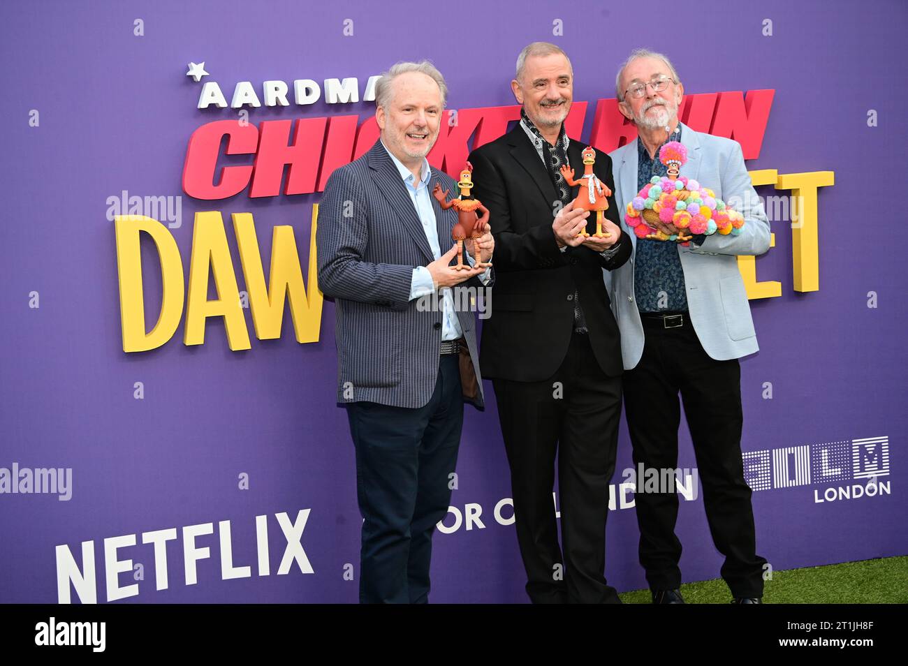 Royal Festival Hall, London, UK. 14th Oct, 2023. Nick Park, Sam Fell ...