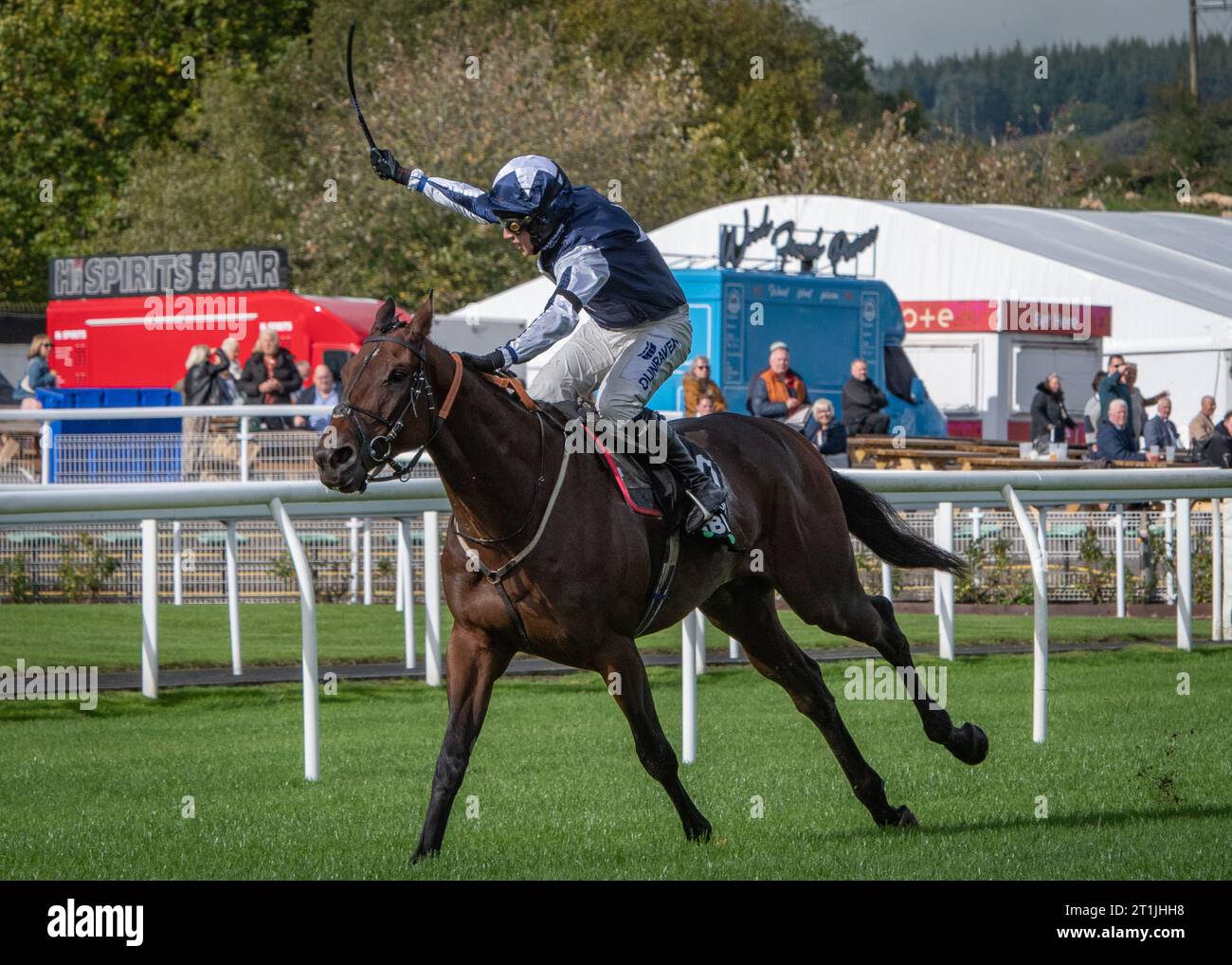 Chepstow Racecourse - Jump Jockeys Derby 2023 Stock Photo - Alamy