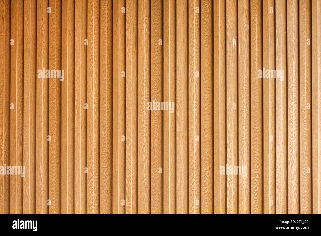 Interior of modern stylish solid wooden battens wall decoration ...