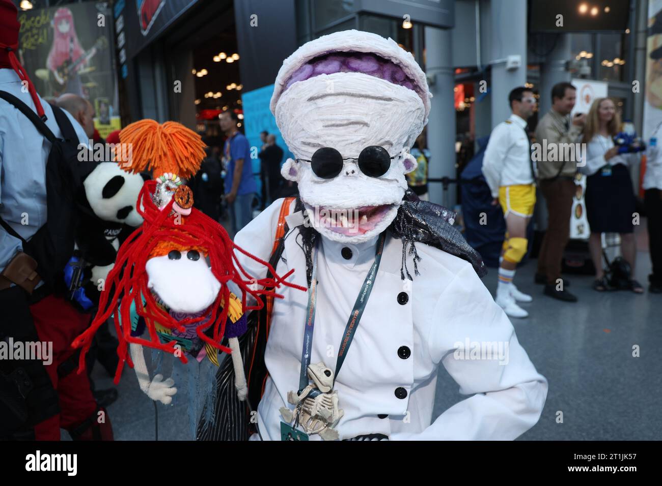 Cosplayer Leslie from Queens is dressed as Dr. Picklestein for New York ...