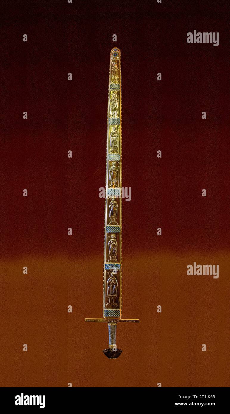 The Imperial Treasury in Trifels Castle (Sword of Saint Maurice). In ...