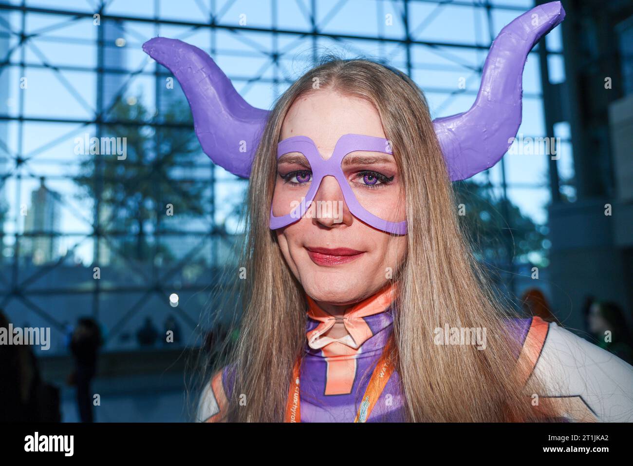 Cosplayer Ashley from Bloomfield, N.J. is dressed as Mount Lady from ...