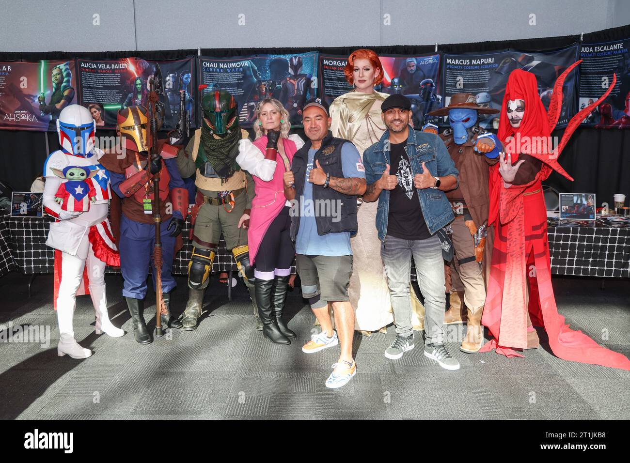 The winners of the Star Wars costume competition pose with Specialty ...