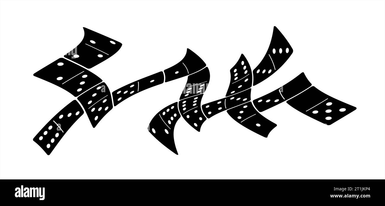 Vector cartoon game background Black and White Stock Photos & Images ...