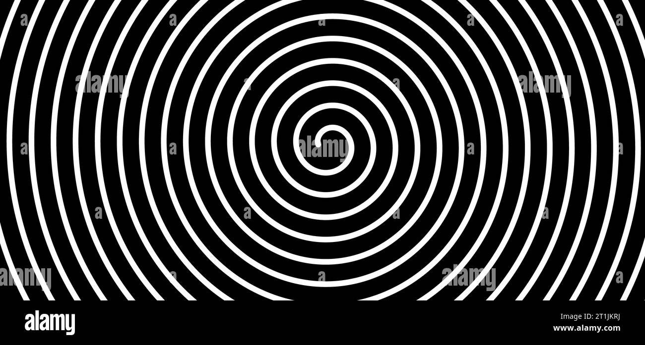 Hypnosis, hypnotic spiral line pattern. Circles patroon. Volute, spiral ...