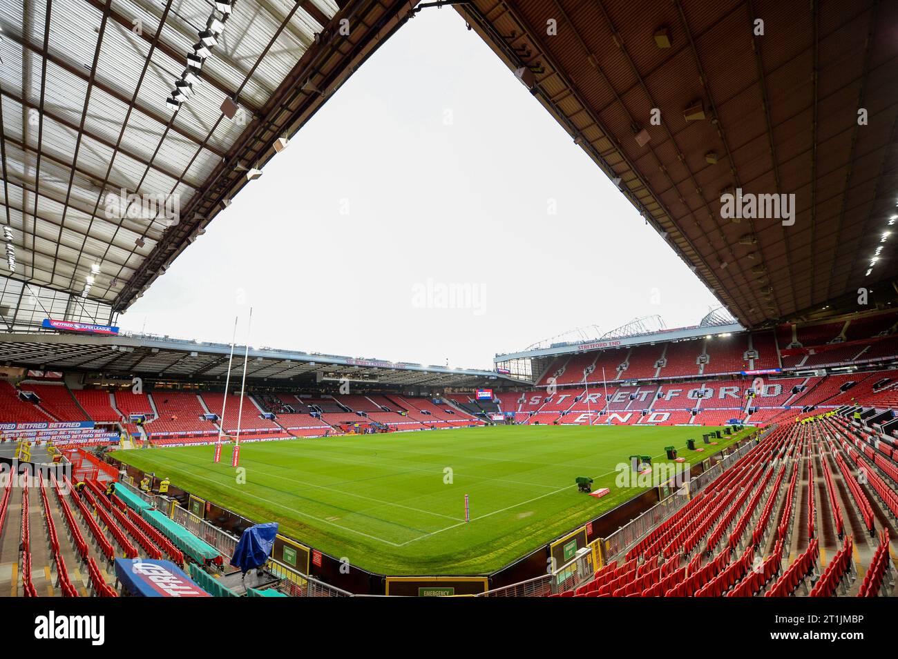 A general view of the ground ahead of the Betfred Super League Grand ...