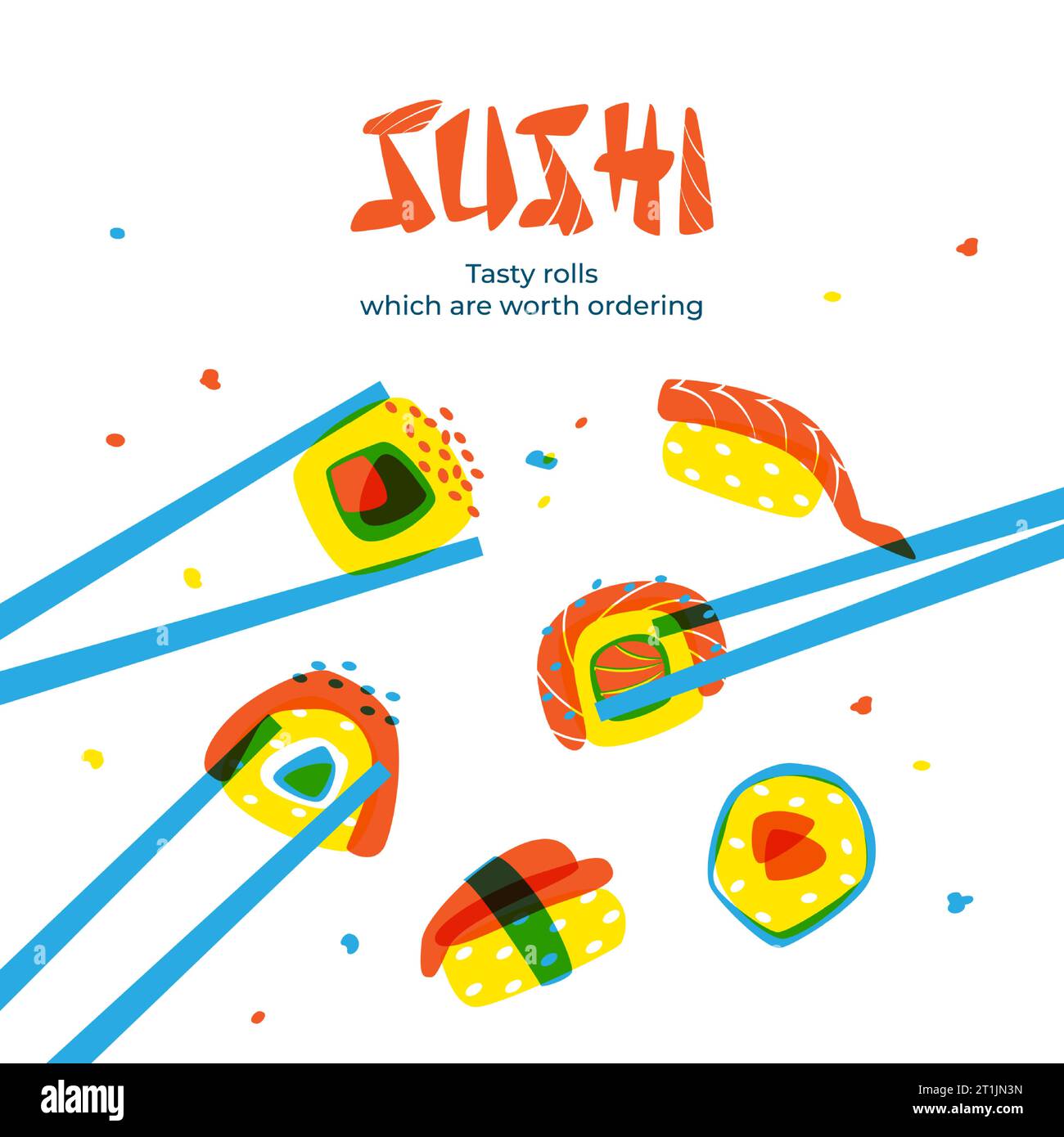 Sushi icons. Asian seafood, shrimp cuisine, salmon roll, art food for ...