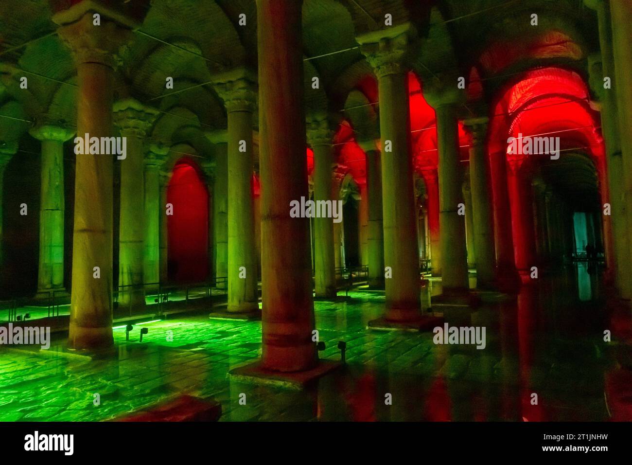 The Basilica Cistern - underground water reservoir build by Emperor ...