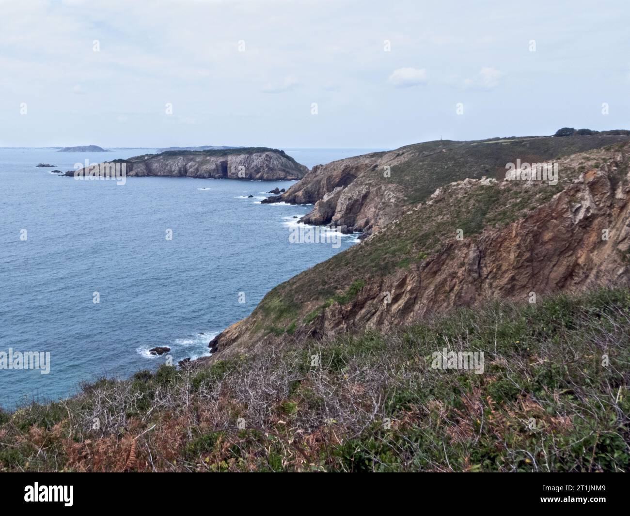 The coastline of the beautiful island of Sark Stock Photo - Alamy
