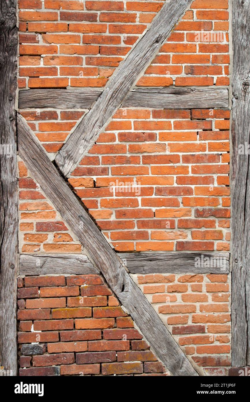 A captivating blend of history and craftsmanship, the brick wall ...