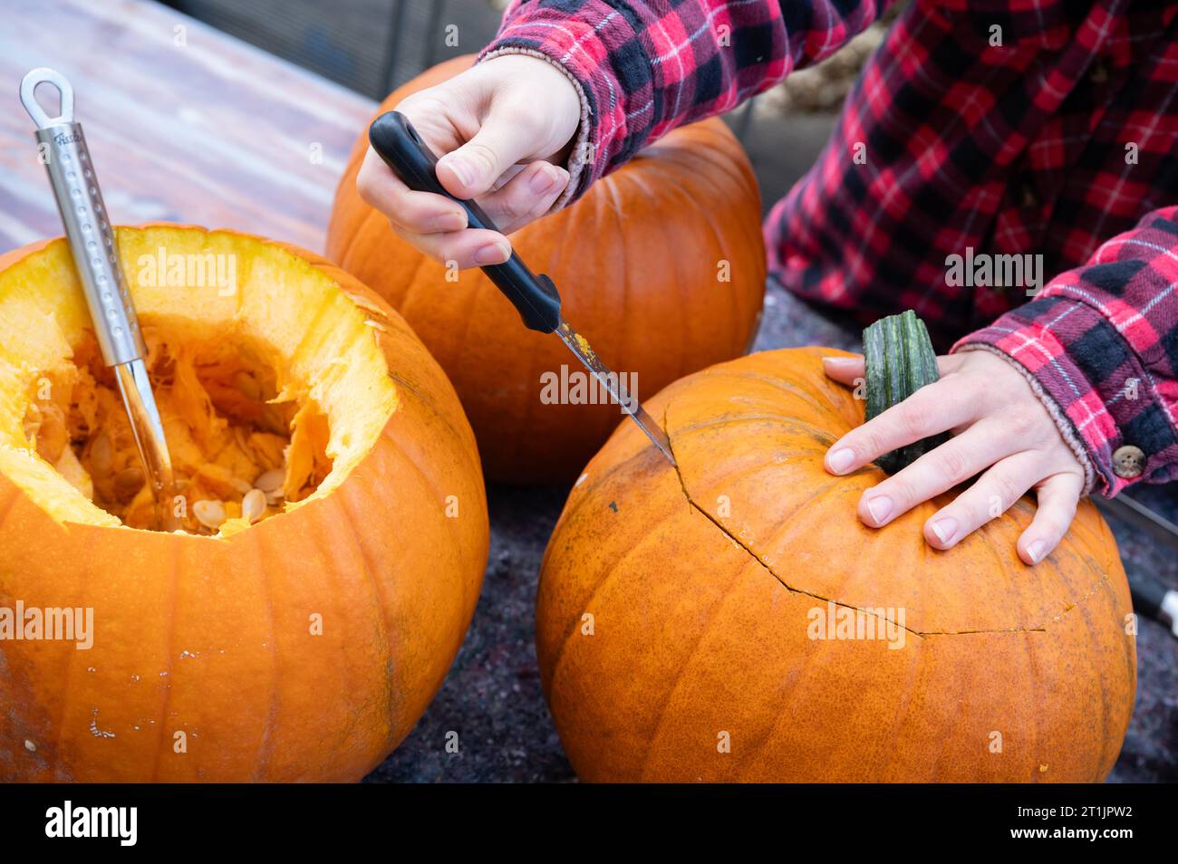 Pumpkin faces hi-res stock photography and images - Alamy