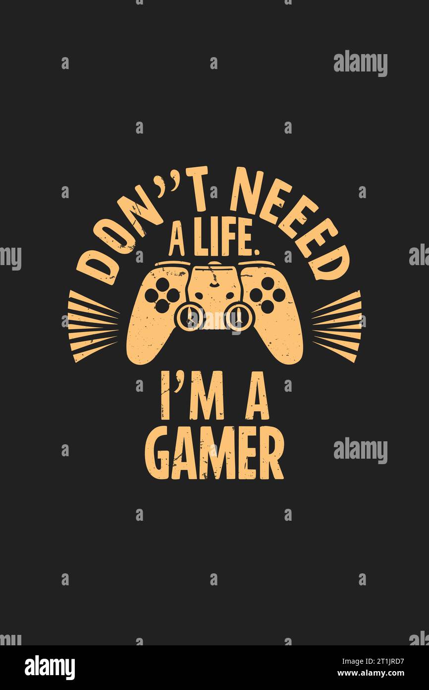 vector vintage gaming t shirt design Stock Vector Image & Art - Alamy