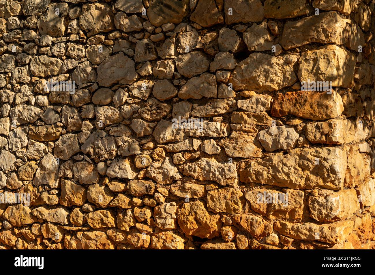 Detail shot of a plain limestone wall - stock photo Stock Photo - Alamy