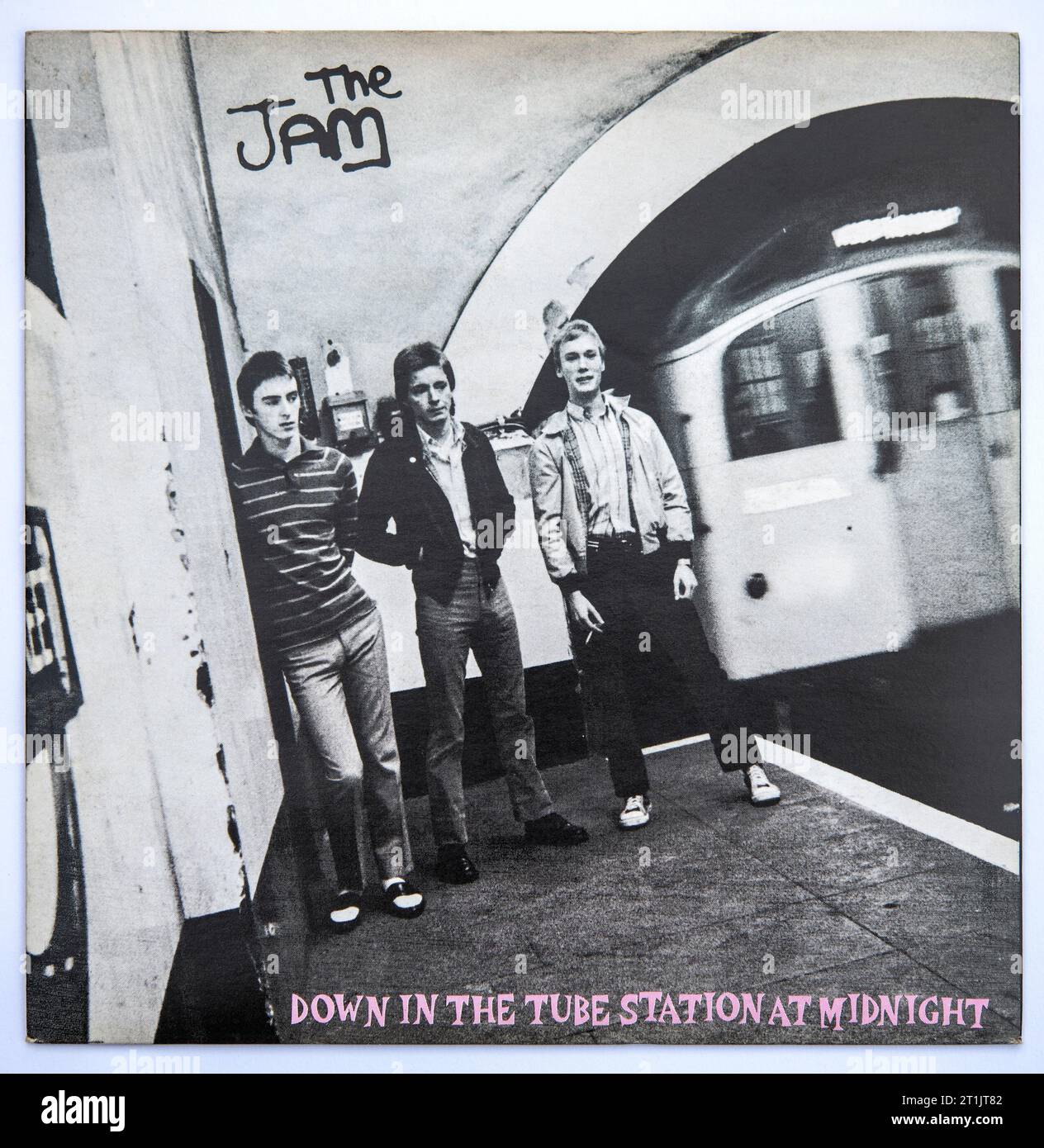 Picture cover of the seven inch single version of Down in the Tube ...
