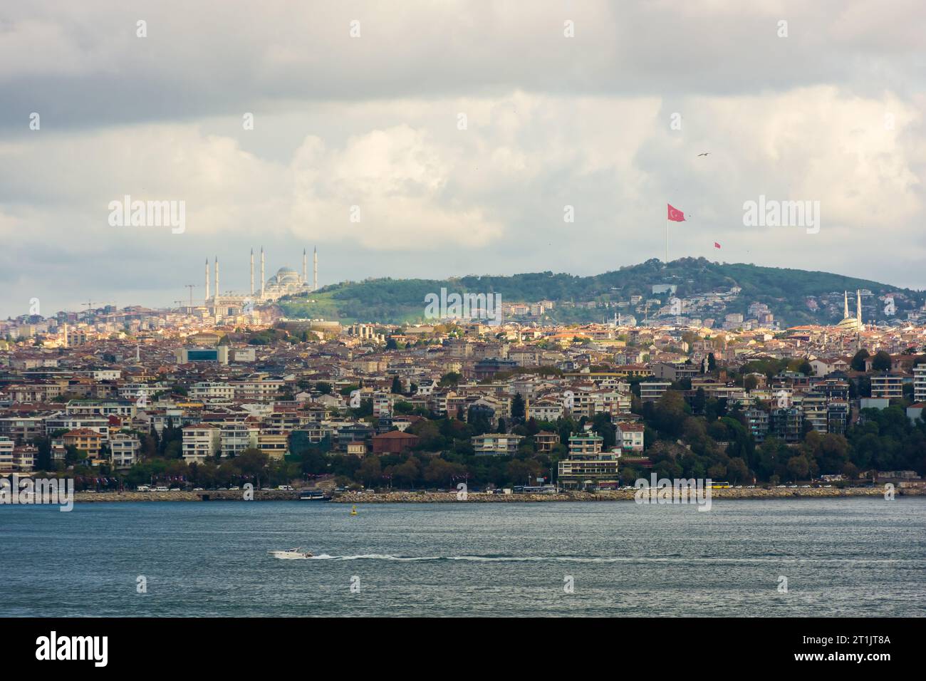 Cityscape of Istanbul and the Bosphorus Canal, Turkey Stock Photo - Alamy