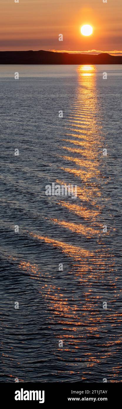 Canada, Nunavut, Northwest Passage, transiting the Bellot Strait at ...