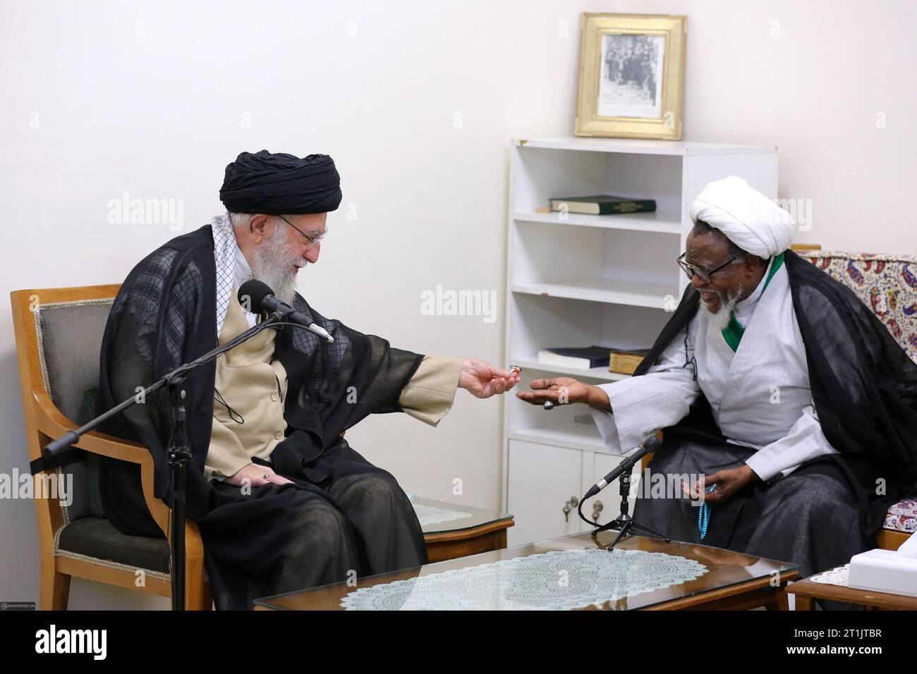 Tehran, Iran. 14th Oct, 2023. Iranian supreme leader Ayatollah ALI ...