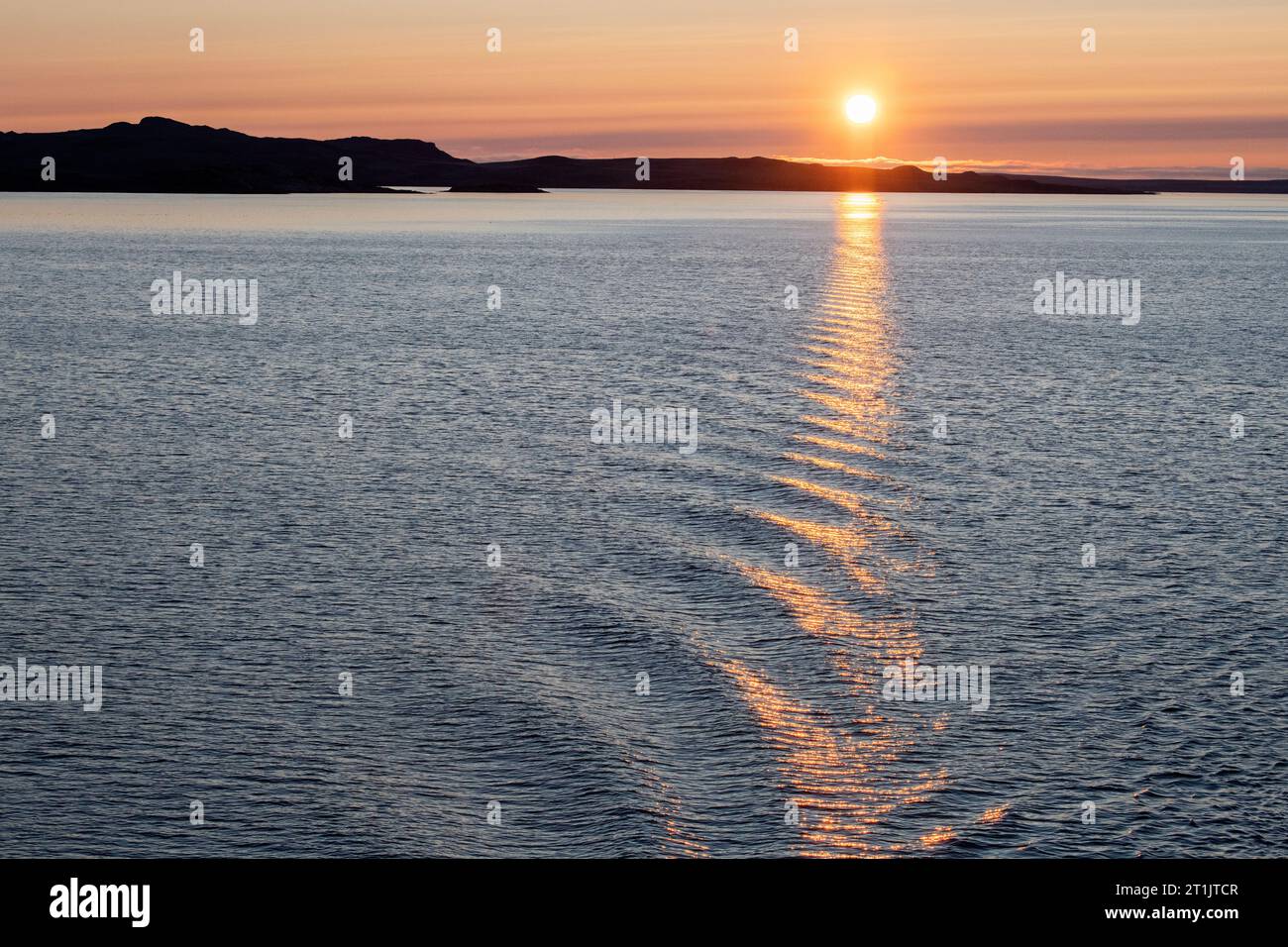 Canada, Nunavut, Northwest Passage, transiting the Bellot Strait at ...