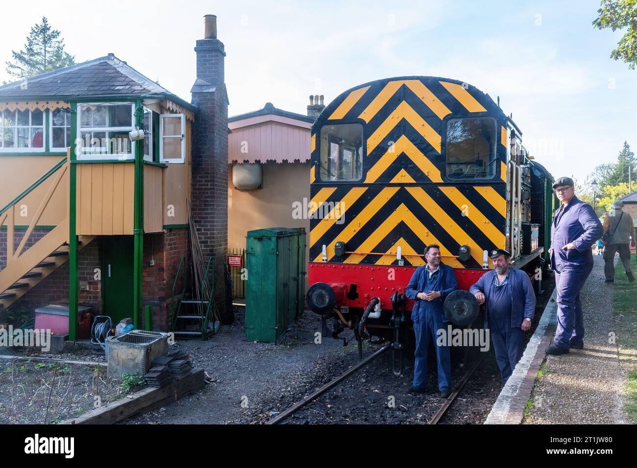 Alresford Station during the Watercress Line Autumn Steam Gala October ...