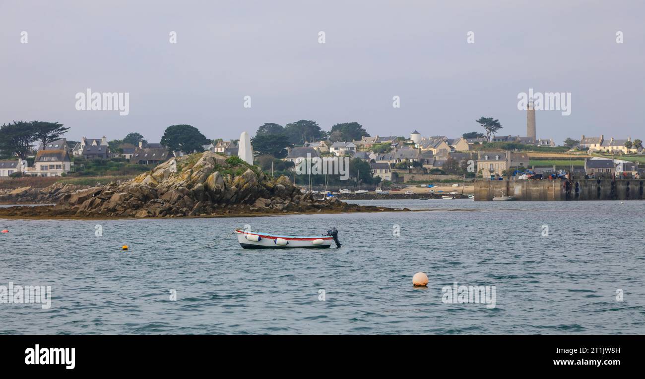 Insel Ile de Batz im Ärmelkanal vor der bretonischen Küste bei Roscoff ...