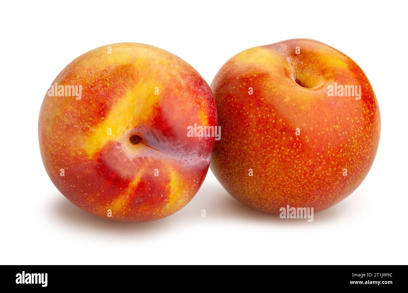 plum path isolated on white Stock Photo - Alamy