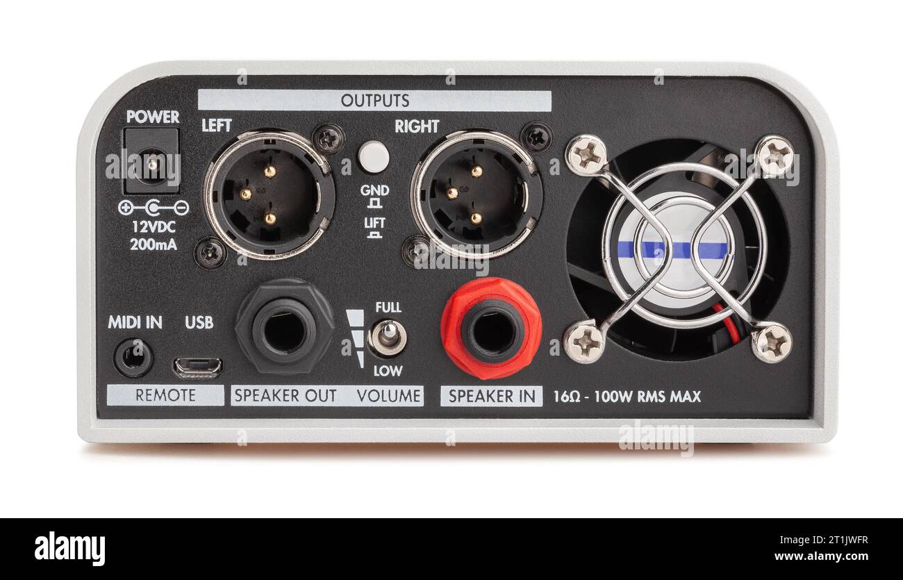 Equipment audio sound amplifier hi-res stock photography and images - Alamy