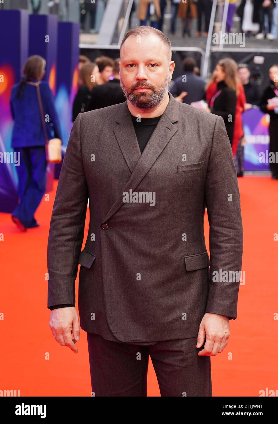 Yorgos Lanthimos arrives for the gala for Poor Things during the BFI ...
