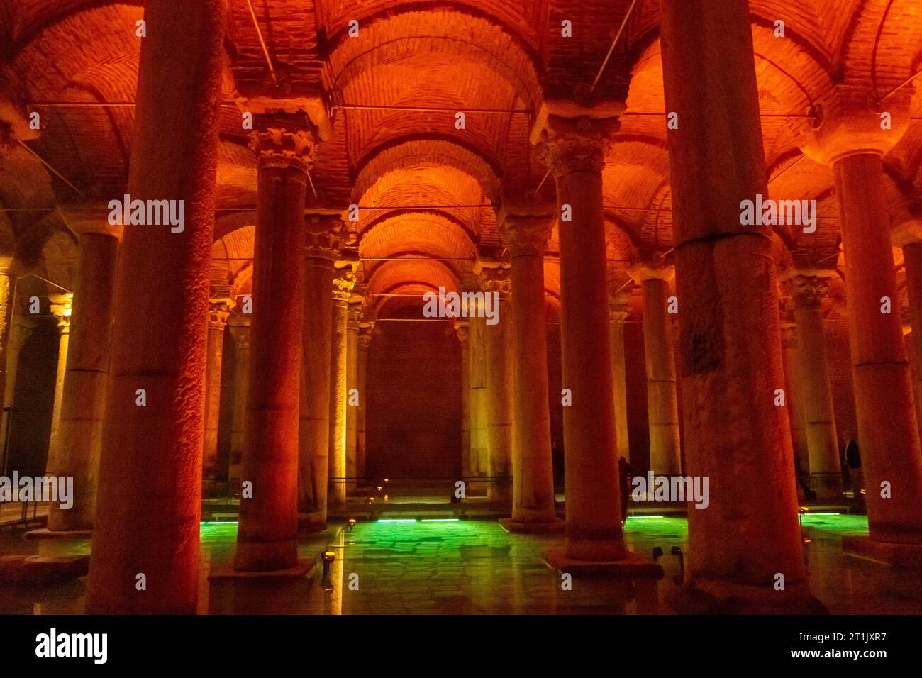 The Basilica Cistern - underground water reservoir build by Emperor ...