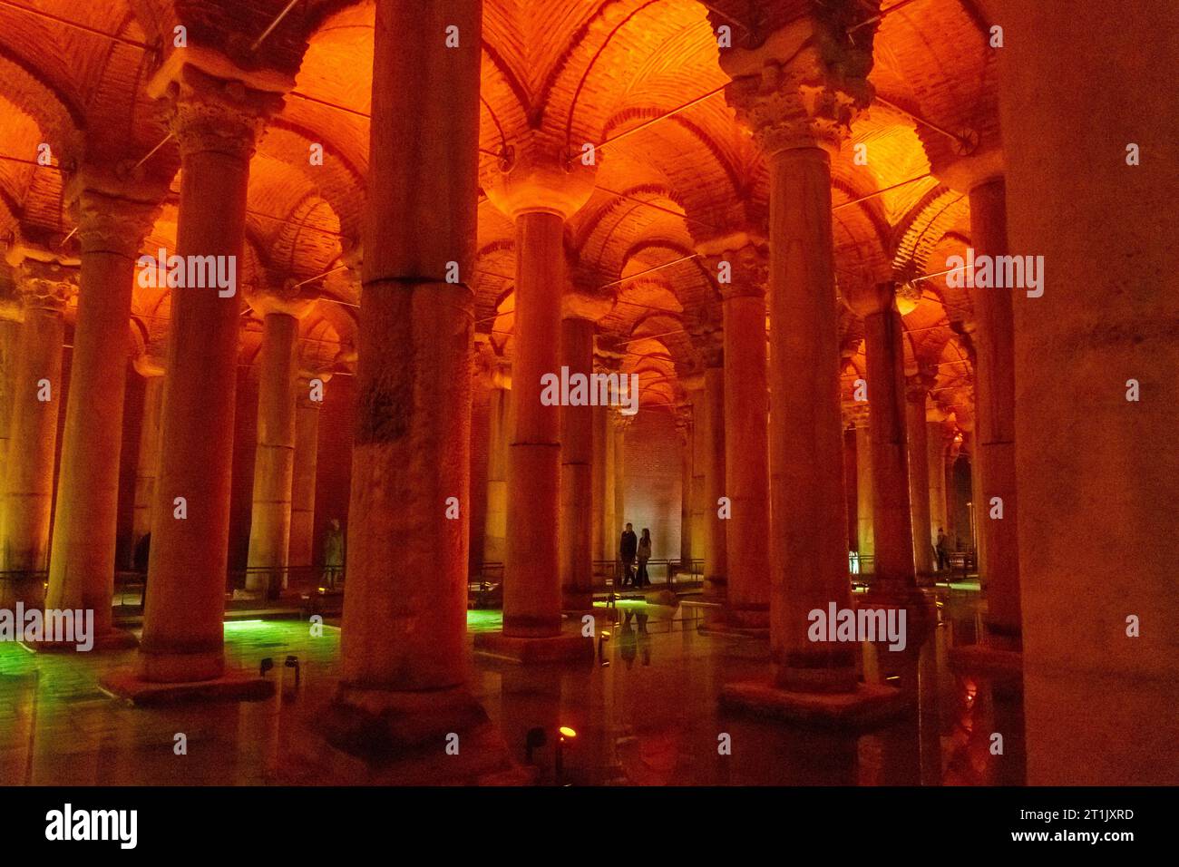 The Basilica Cistern - underground water reservoir build by Emperor ...