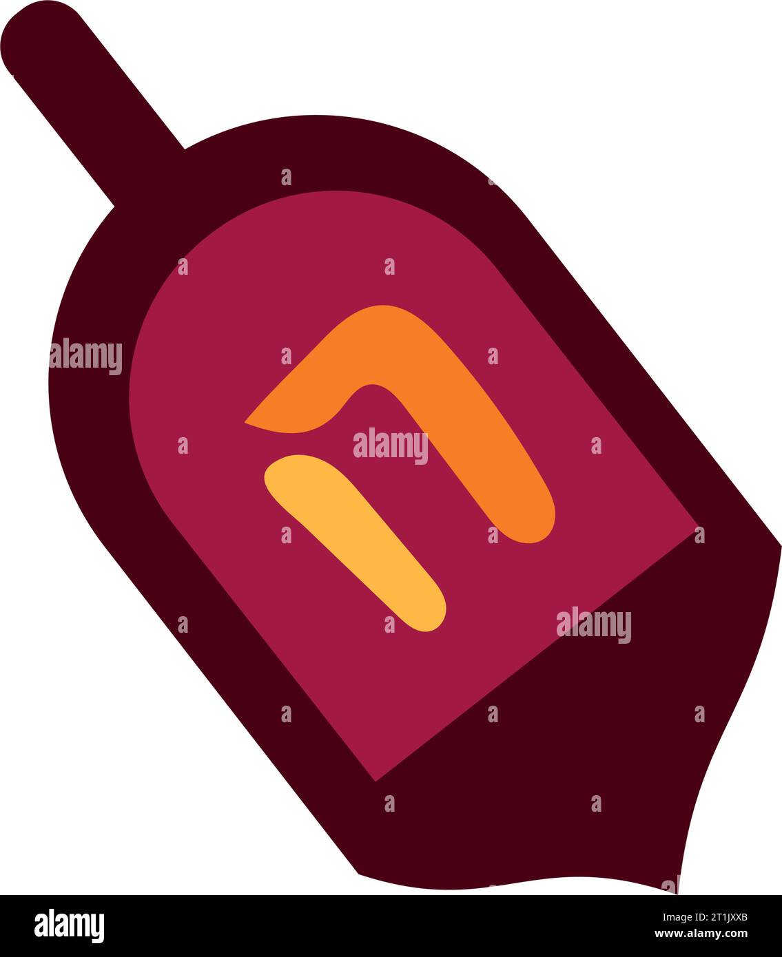 red dreidel illustration vector isolated Stock Vector Image & Art - Alamy