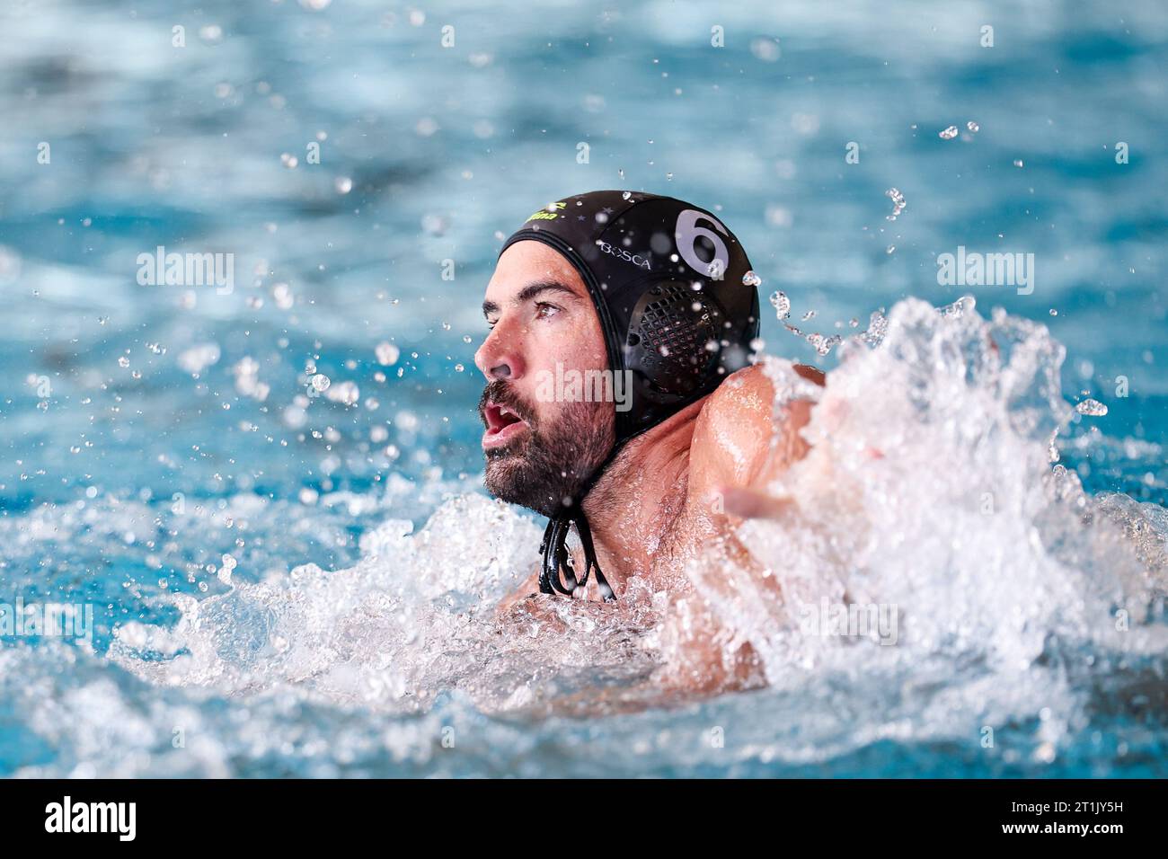Rome, Italy. 14th Oct, 2023. Andrea Fondelli (Pro Recco) during Astra ...