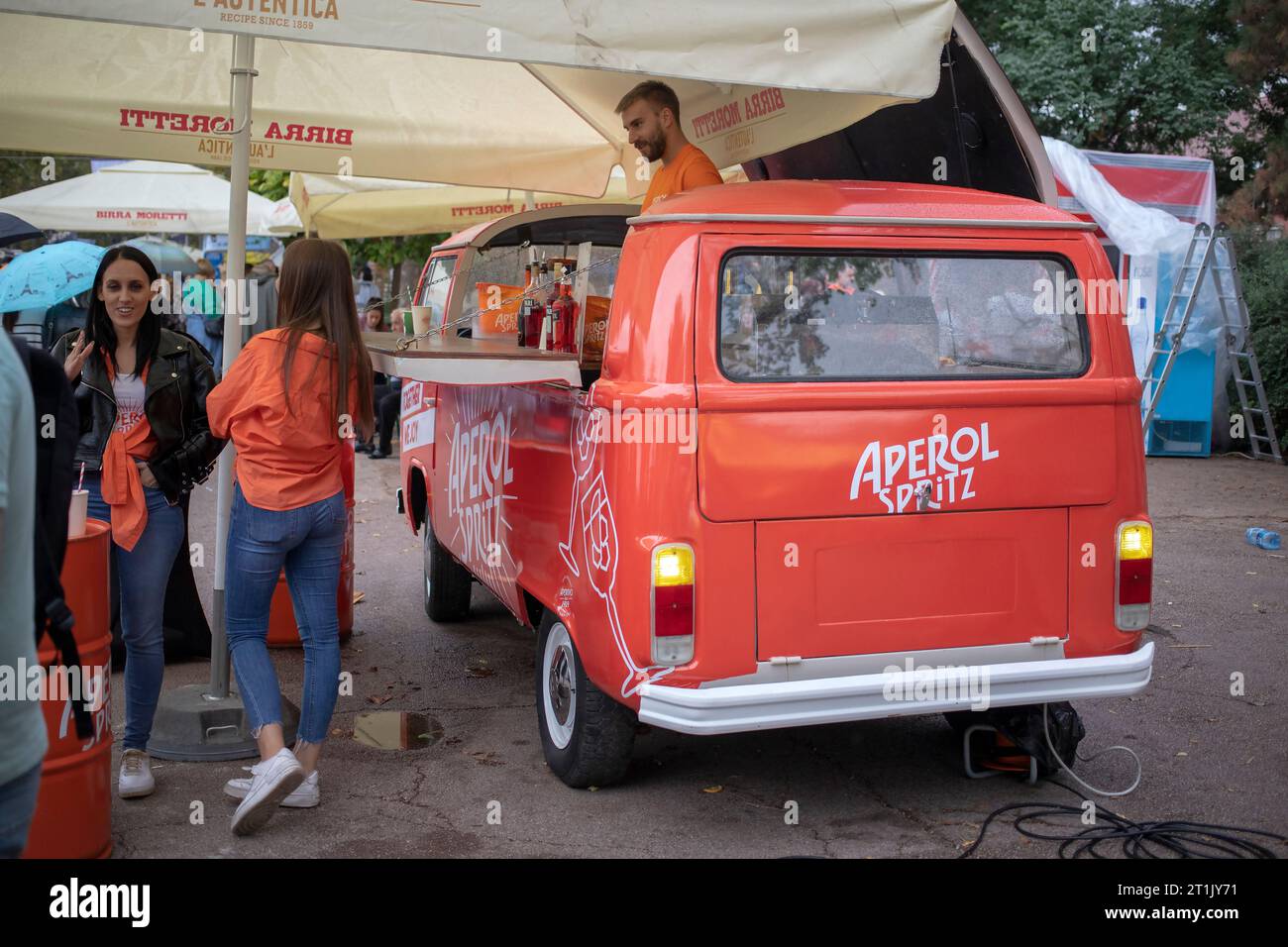 Belgrade, Serbia, Sep 24, 2023: The VW Transporter T2 classic van ...