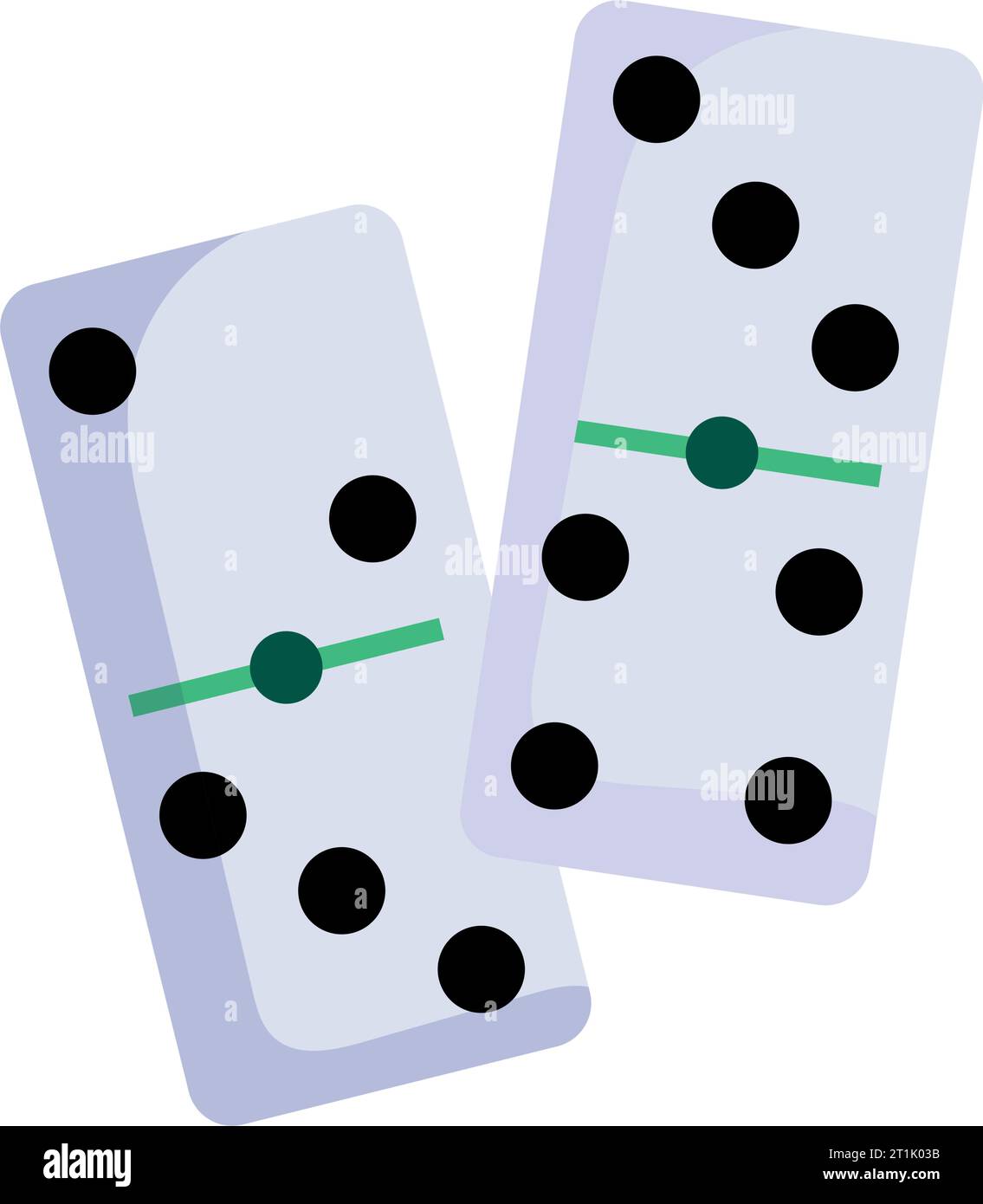 domino pieces illustration vector isolated Stock Vector Image & Art - Alamy