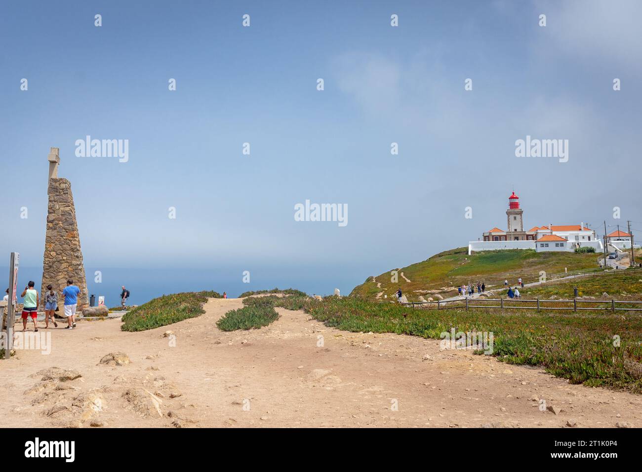 Cabo da Roca, westernmost point of the Sintra Mountain Range and ...