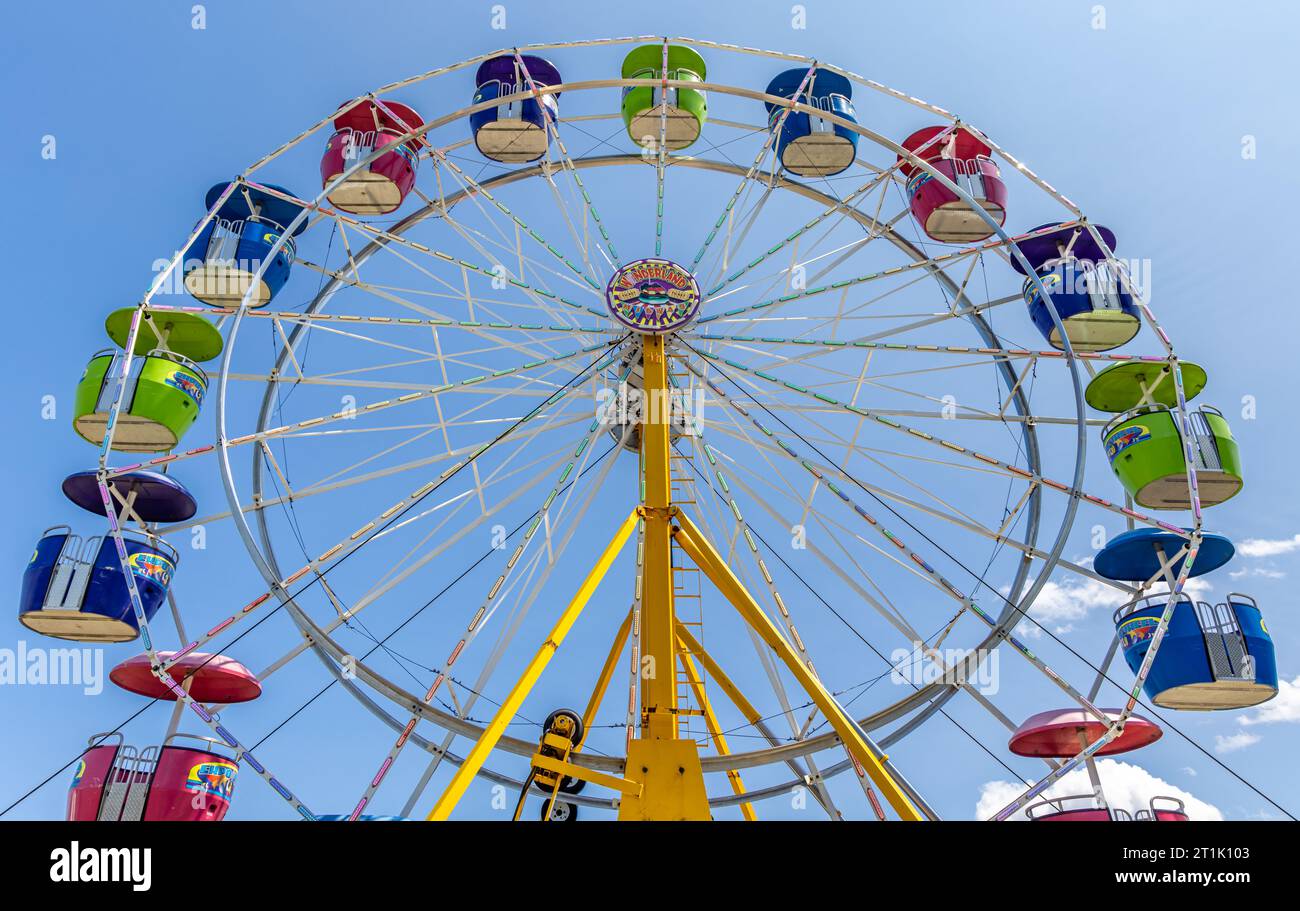 Feris wheel at carnival at havens beach Stock Photo - Alamy