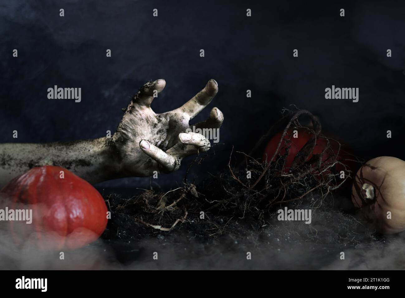 Creepy zombie hand reaches out hi-res stock photography and images - Alamy