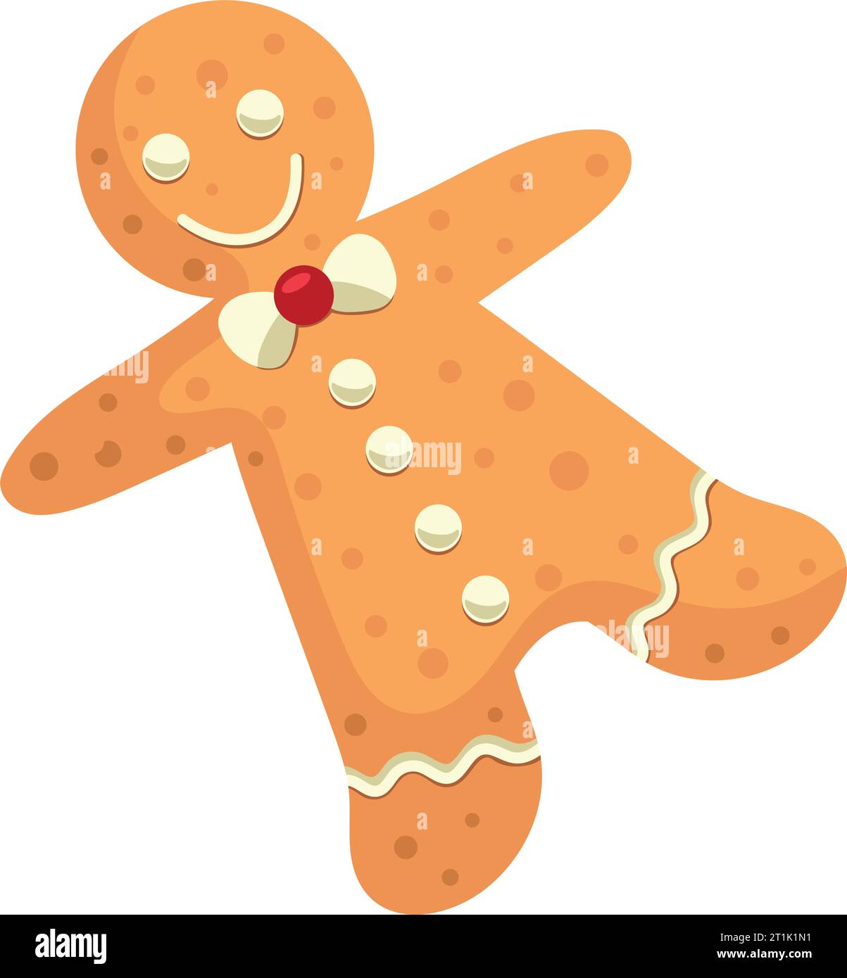 christmas gingerbread man vector isolated Stock Vector Image & Art - Alamy