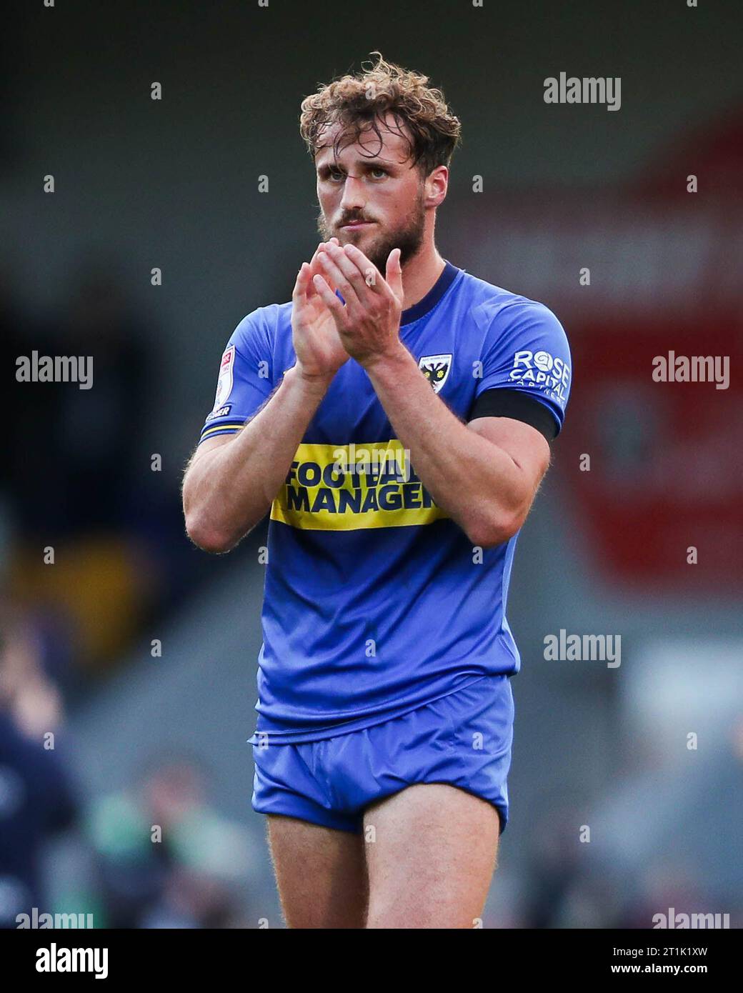 AFC Wimbledon's Joe Lewis after the final whistle during the Sky Bet ...