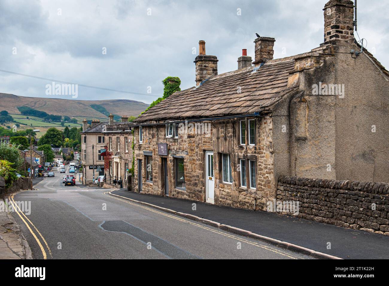 Hathersage village hi-res stock photography and images - Alamy