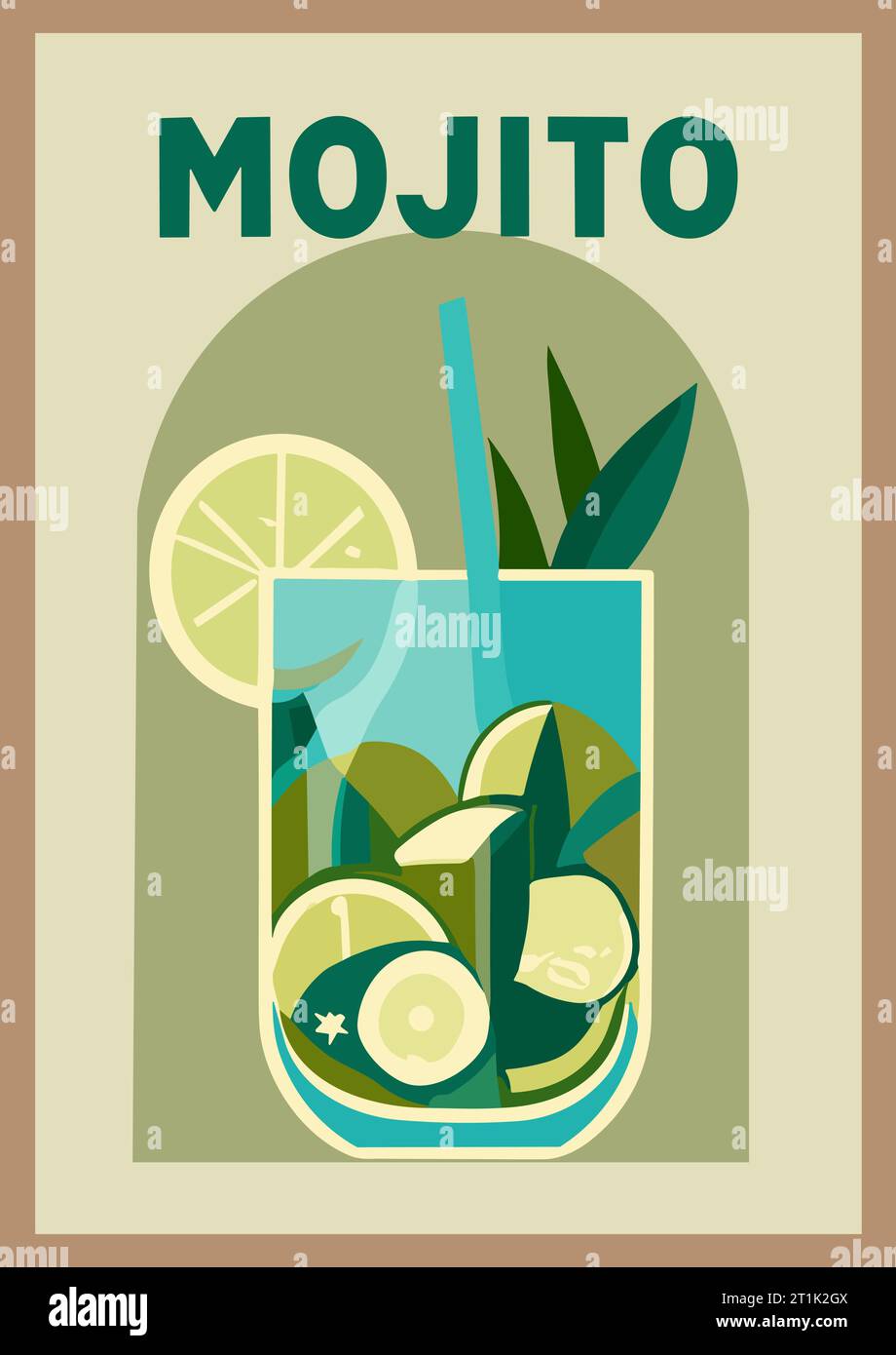 1960s cocktail poster hi-res stock photography and images - Alamy