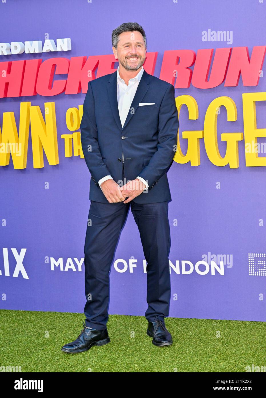London, UK. 14th Oct, 2023. Darren Dubicki. Red (Green) carpet arrivals ...